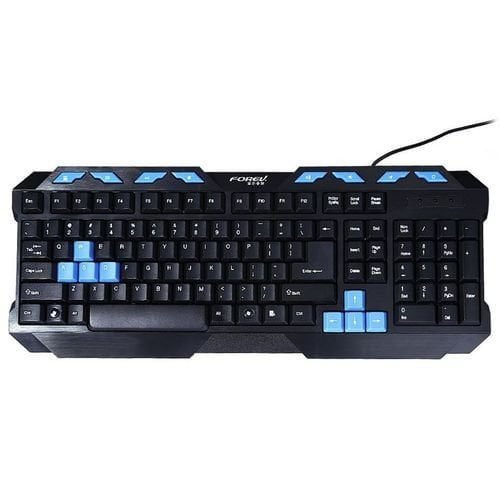 Aula F2068 Mixing Light Blue Switch Metal Panel Wired Usb Gaming ...