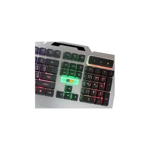 2B Multimedia Metal Gaming Keyboard With 3 Background Colors ...