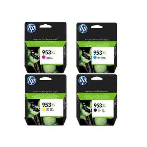 Hp 953 Xl Black + 953 Xl Tri Color Ink Cartridge - Technology egypt ...